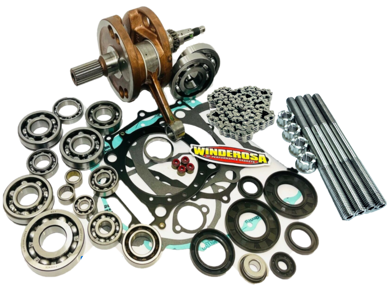 18-24 CRF250R CRF250RX Rebuilt Bottom End Rebuild Kit Motor Engine Ass ...